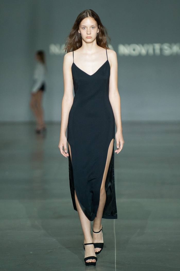 Maxi dress with cuts | NOVITSKA